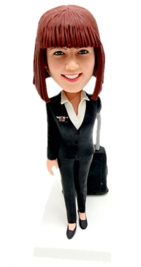 Custom bobblehead office lady bobble heads dolls for boss/mother ...