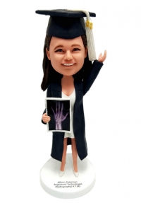 Custom bobbleheads graduate doll for graduation for her [B9450] - $65. ...